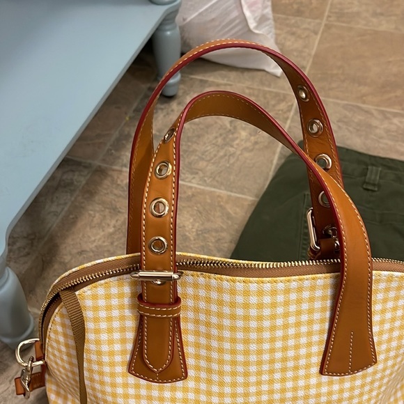 Dooney & Bourke | Bags | Dooney Bourke Small Audrey Satchel In Yellow ...